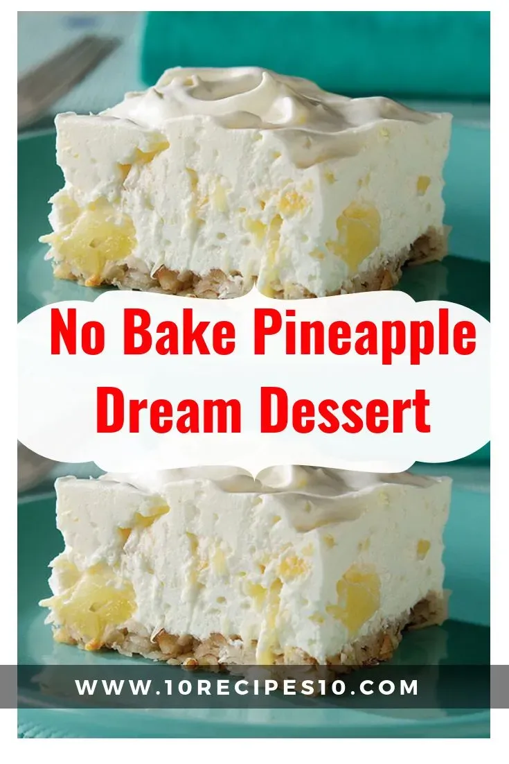Amazing pineapple dream dessert without cream cheese | yummyhealthydesserts