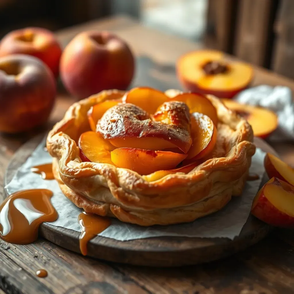 Amazing Puff Pastry Dessert Recipes with Peaches | yummyhealthydesserts